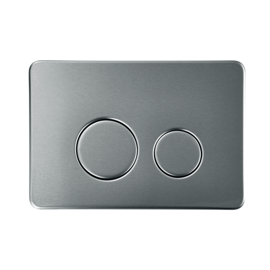 Concealed Cistern Push / Flush Button Gunmetal - Verve Bathroom Design